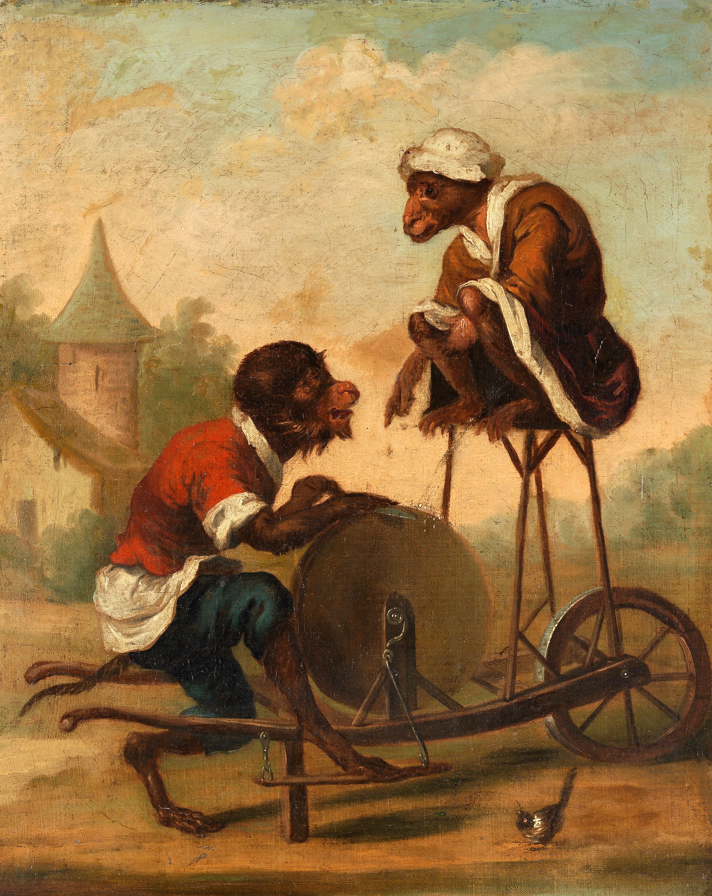 Bonhams : Circle of Alexis Peyrotte (Mazan 1699-1769 Paris) Monkeys ...