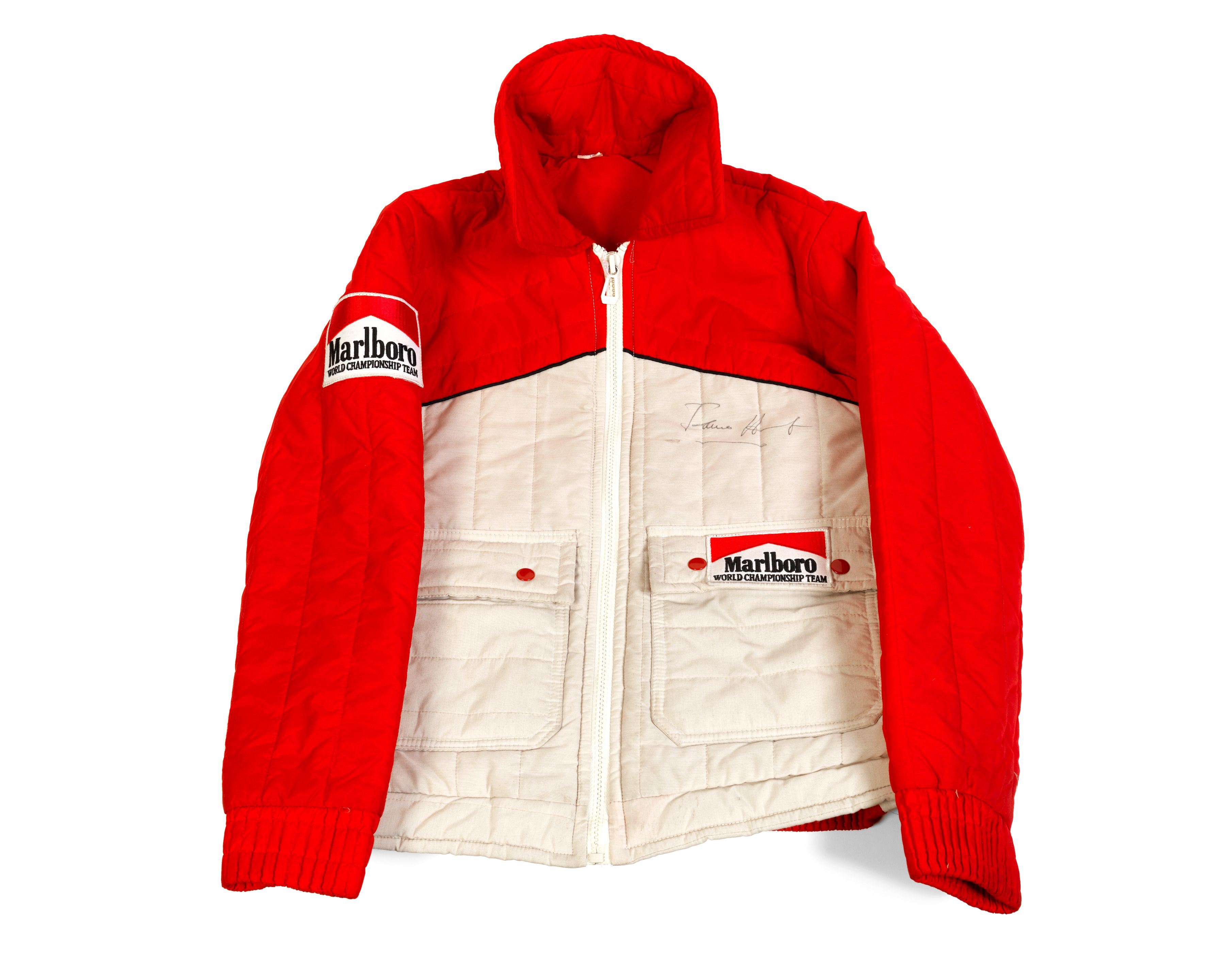 Bonhams Cars : A James Hunt Signed Marlboro World Championship Team ...