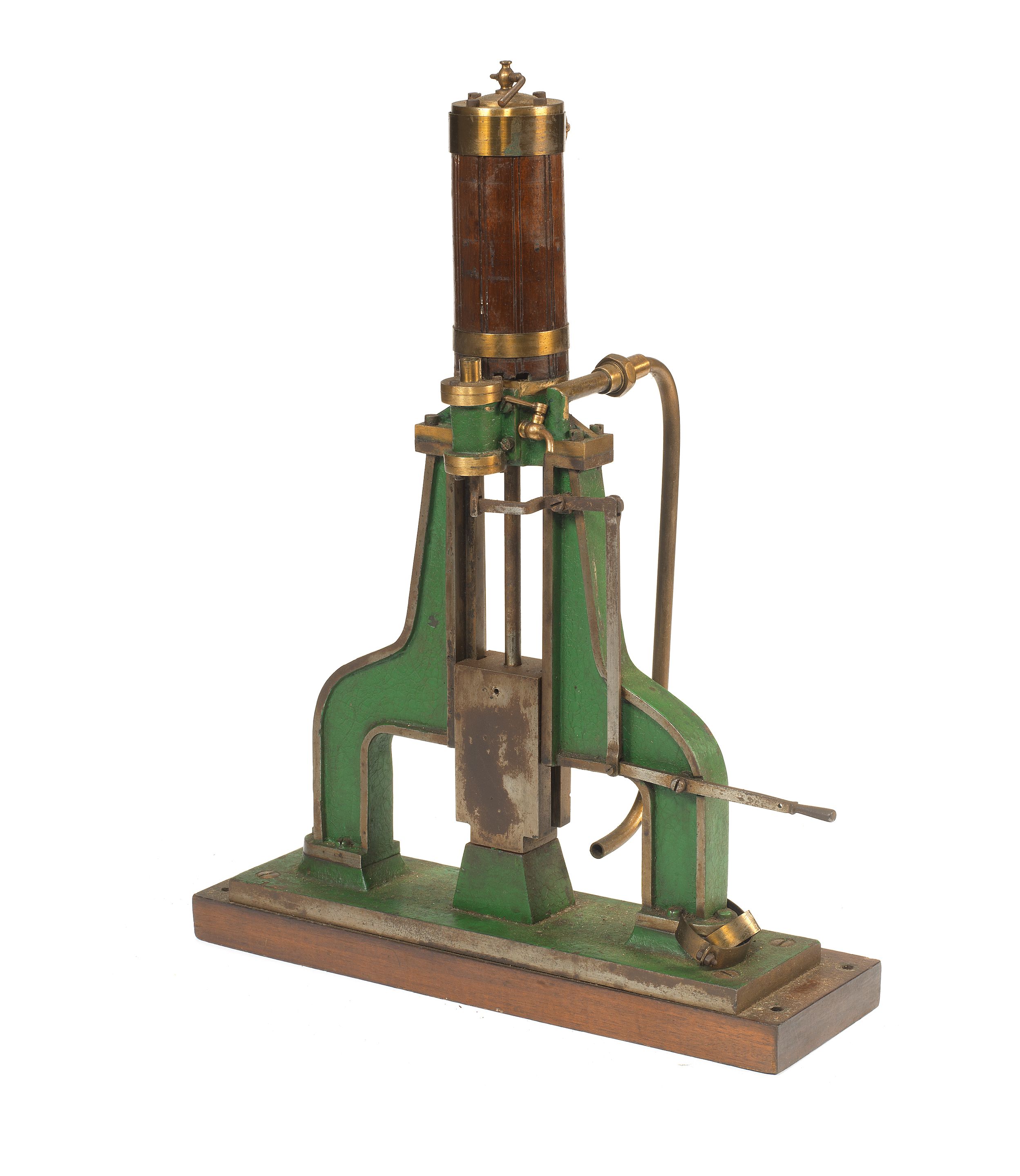 Bonhams : A late 19th century model of a double frame single cylinder ...