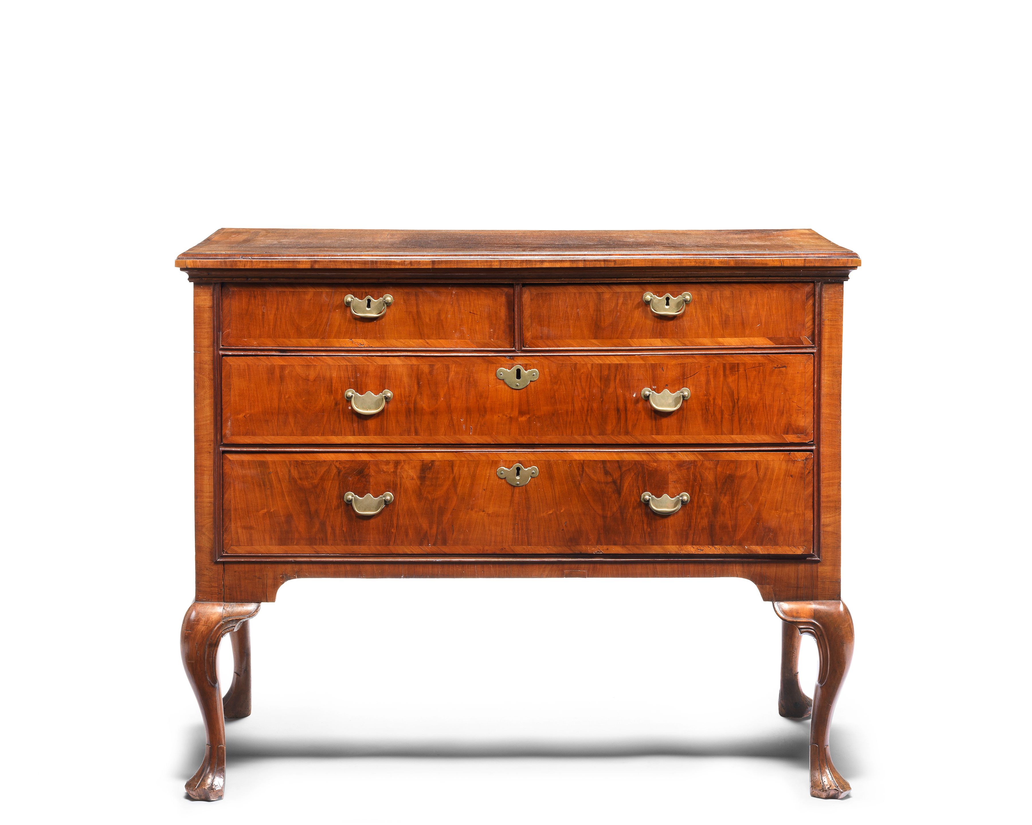 Bonhams : A George II Irish walnut and crossbanded chest