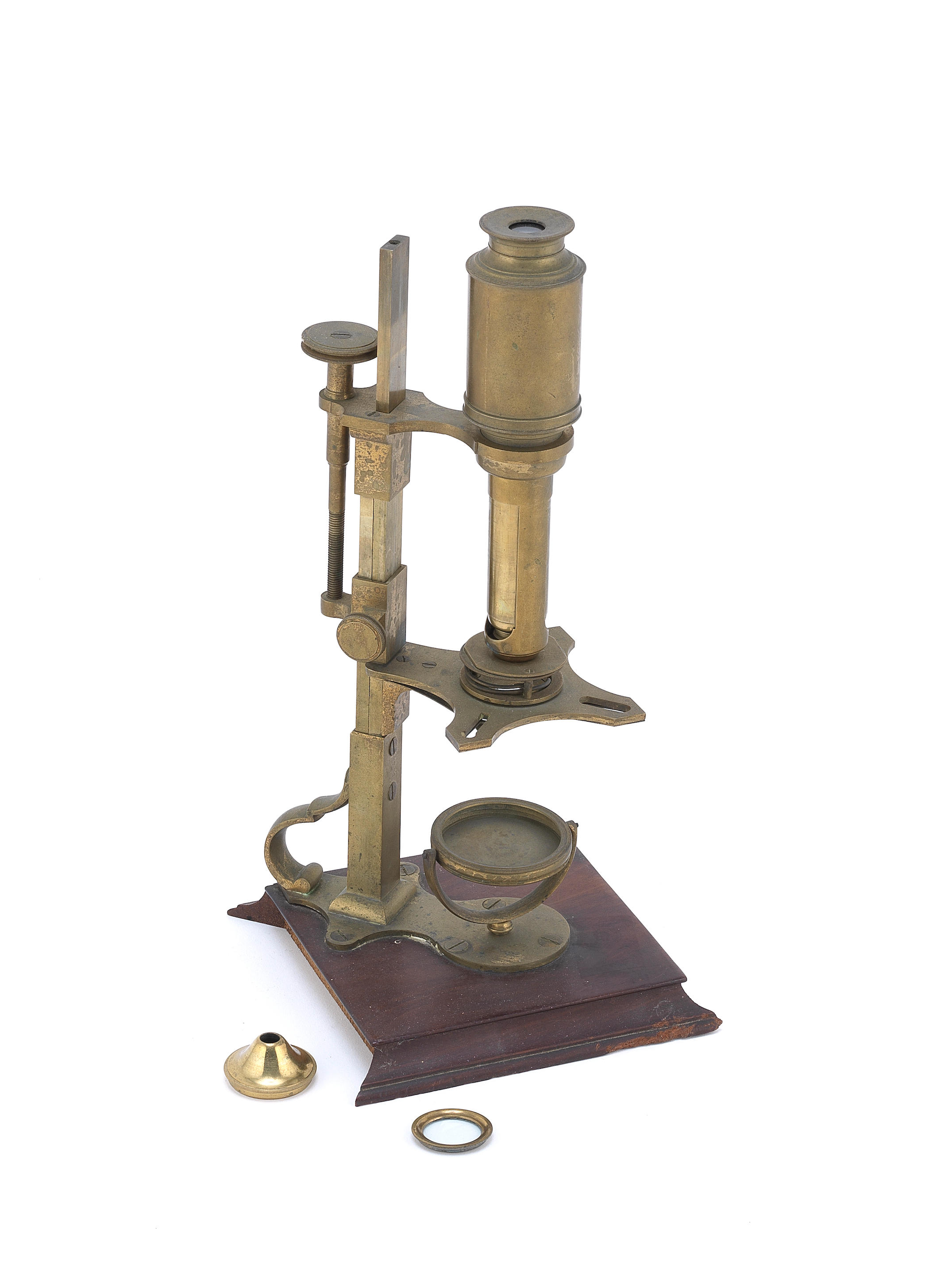 Bonhams A Dollond Cuff Type Compound Microscope English Late 18th