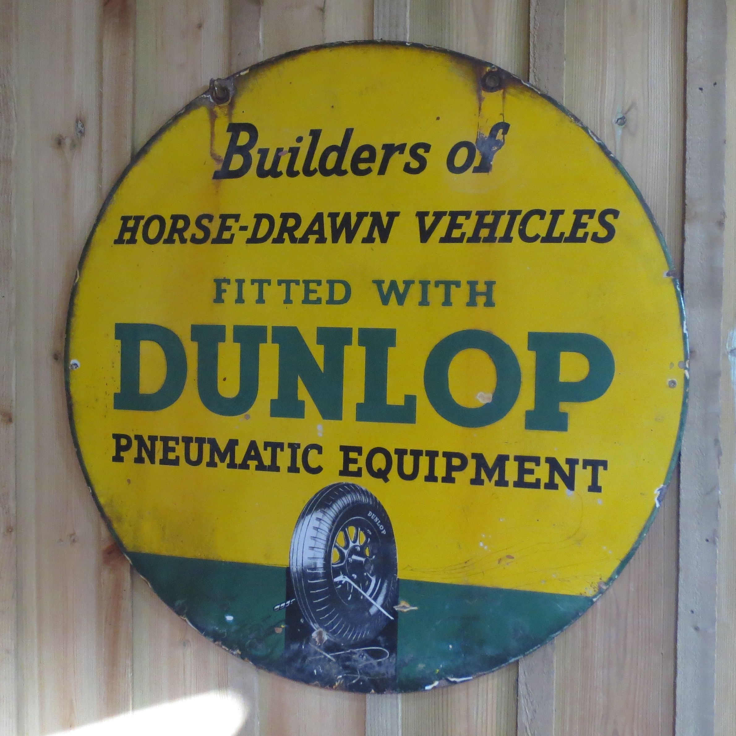 Bonhams Cars : A Dunlop Enamel Sign,