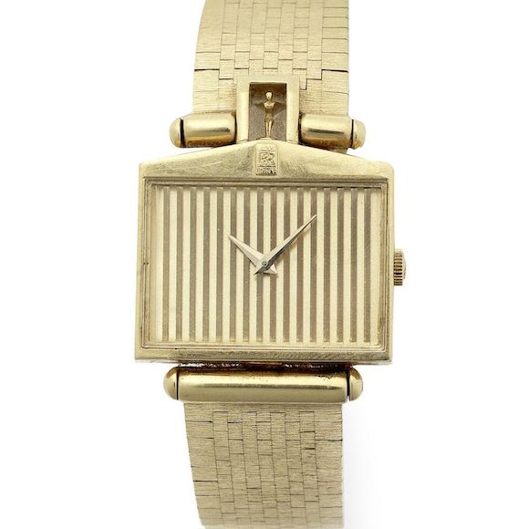 Bonhams : Corum. An 18K gold quartz bracelet watch Rolls Royce, Ref55595, Case No.362565 ...