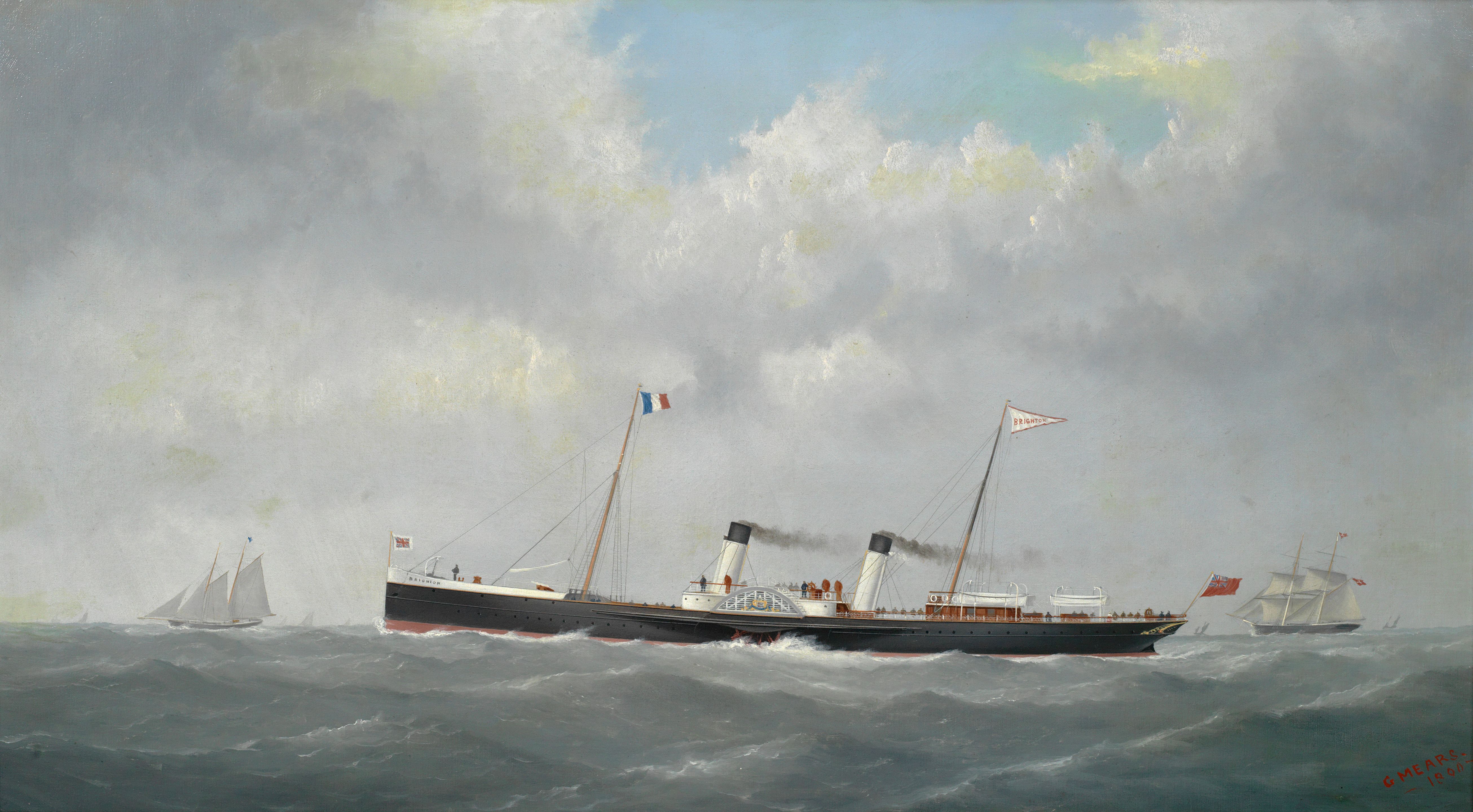 Bonhams : George Mears (British, active 1866-1895) The Brighton under ...