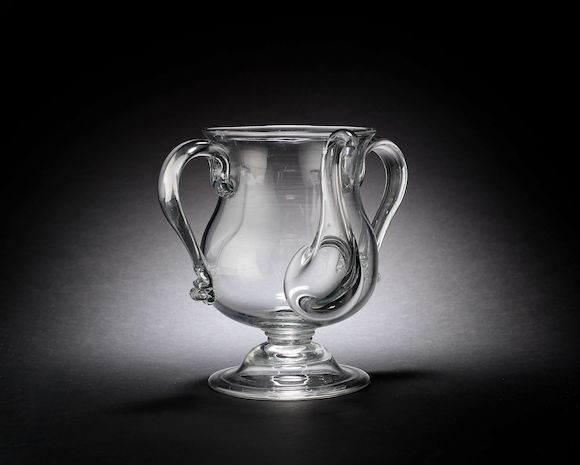 Bonhams : An unusually large spouted posset pot, early 18th century