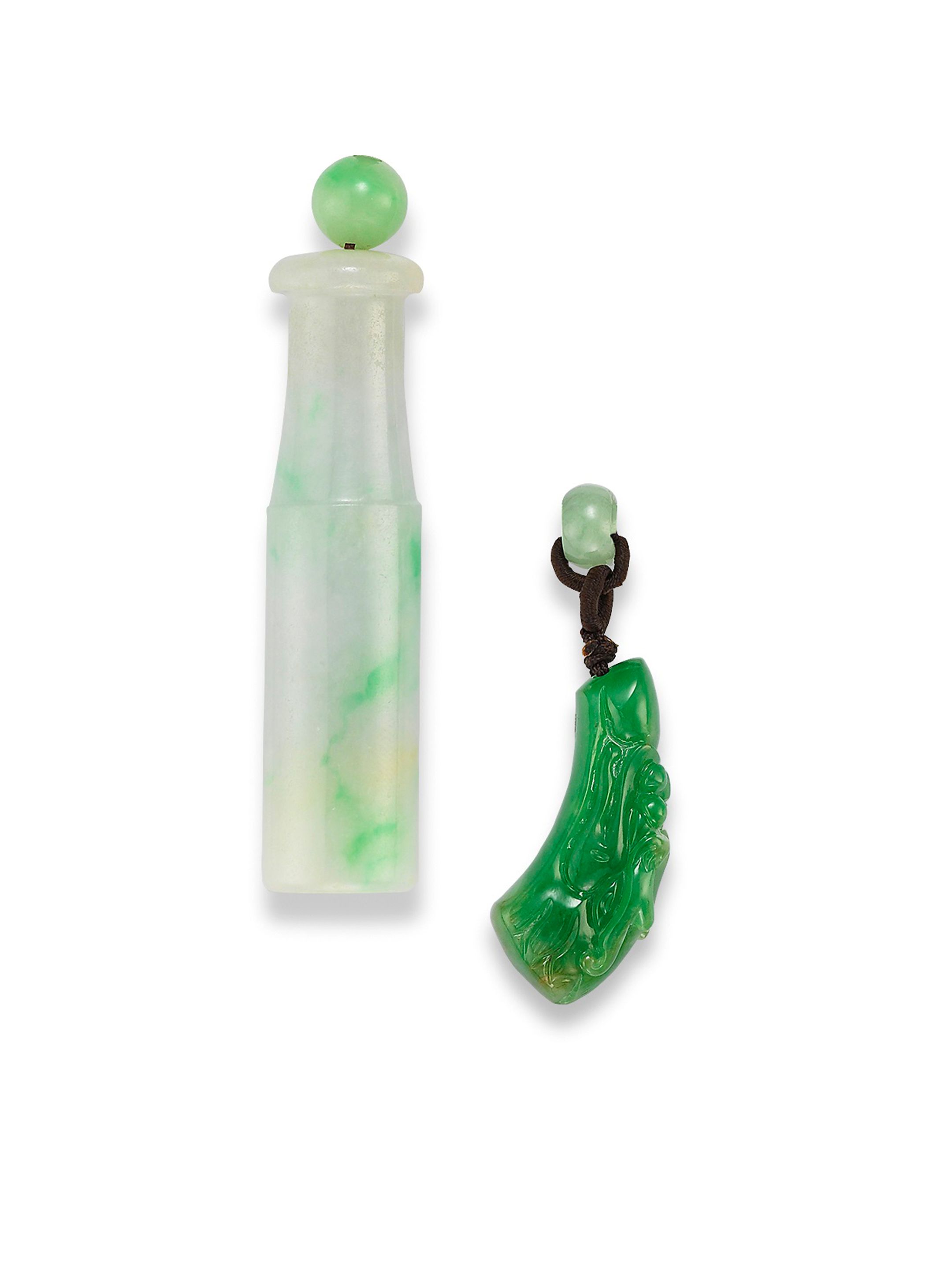 Bonhams : A group of jadeite jewellery (4)