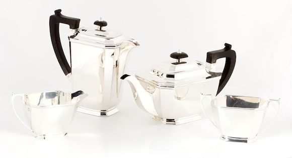Bonhams : A four-piece silver tea service Harrison Brothers & Howson ...