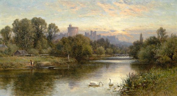Bonhams : Alfred Augustus Glendening (British, 1840-1921) A view of ...