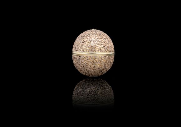 Bonhams : An Indo-Portuguese parcel-gilt silver Goa stone holder and ...