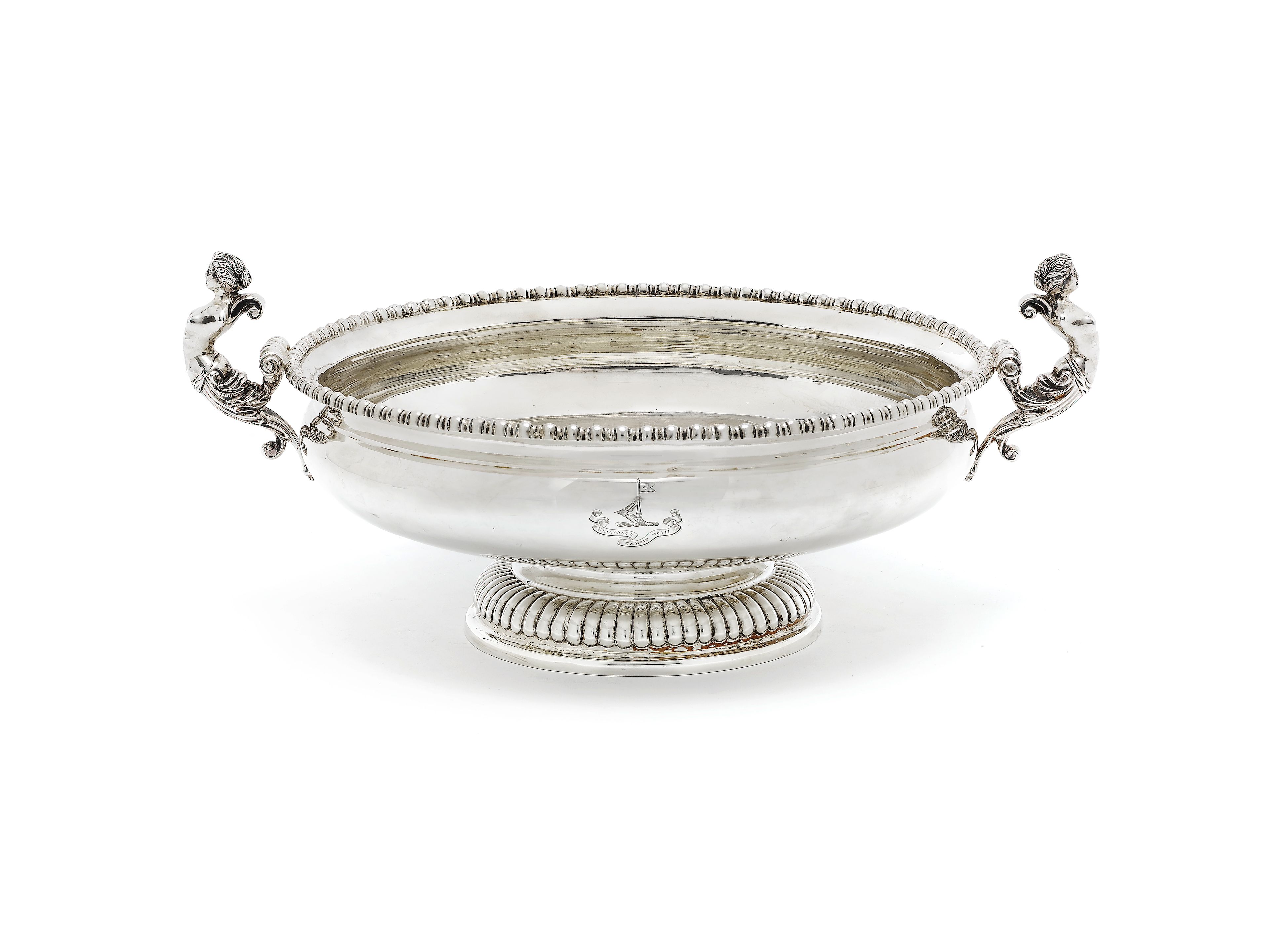 Bonhams : An Irish silver two-handle bowl by Wakely & Wheeler, Dublin 1909