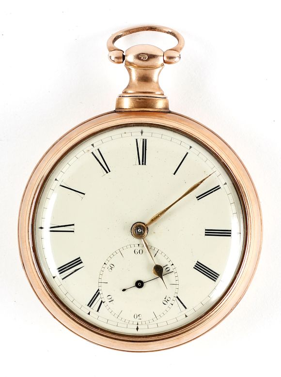 Bonhams : An 18ct gold pair-cased pocket watch by John Beeston, Wellington