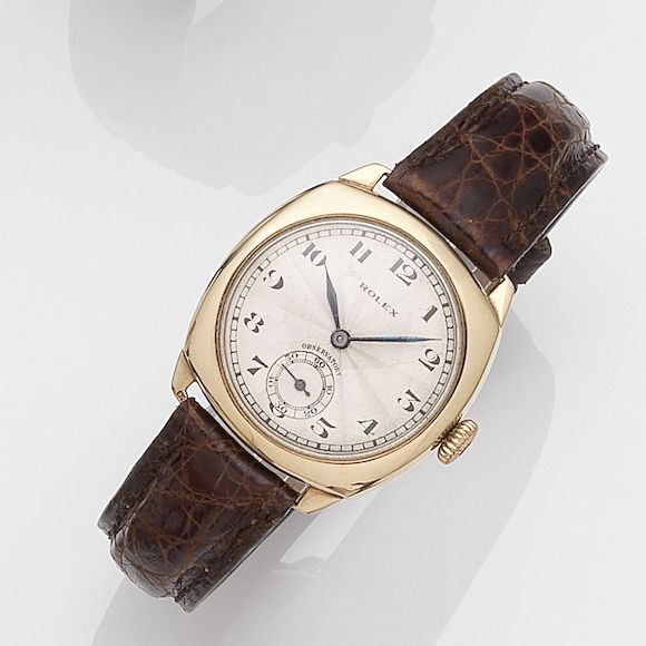 Bonhams : Rolex. A 9k gold manual wind wristwatch Case No.2829 ...