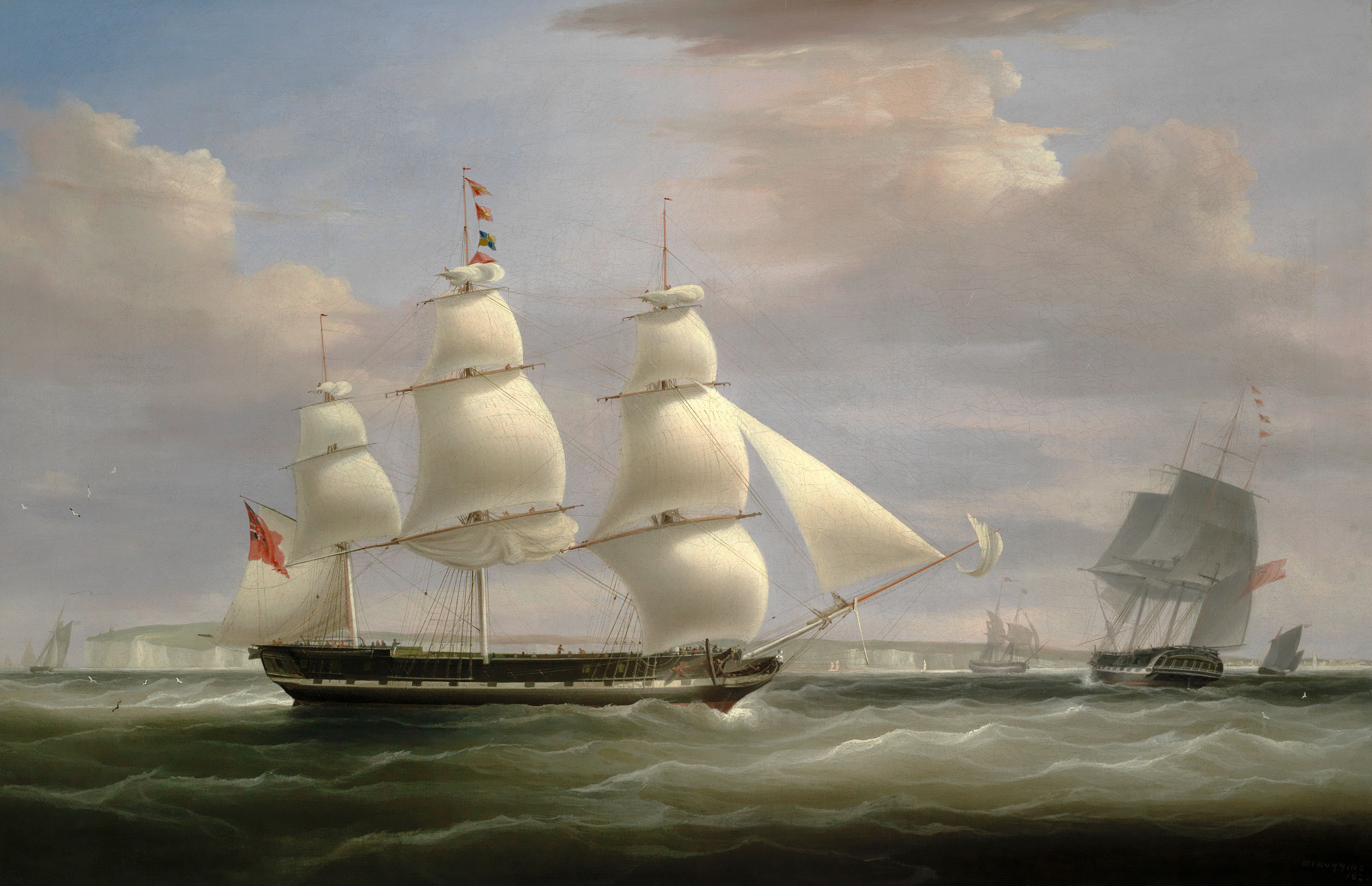 Bonhams : William John Huggins (British, 1781-1845) The Hon. East India ...