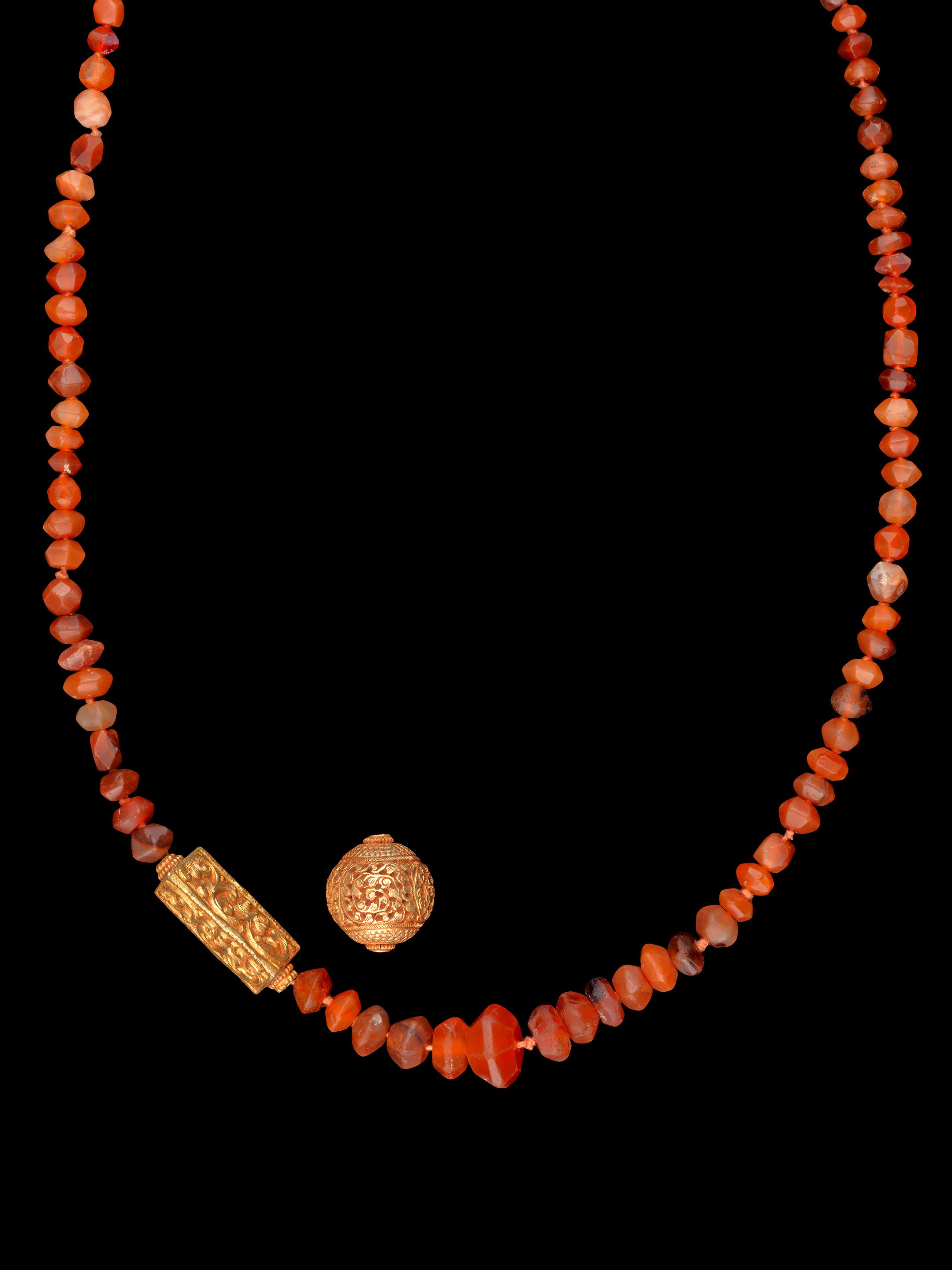 Bonhams : Two Golden Horde repoussé gold Fittings Central Asia, 13th ...