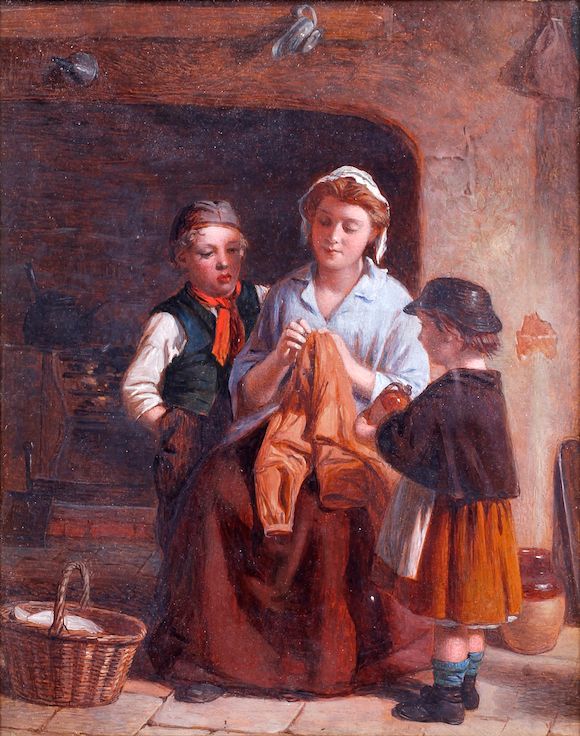 Bonhams : William Hemsley (British, 1819-1893) The Last Stake signed ...