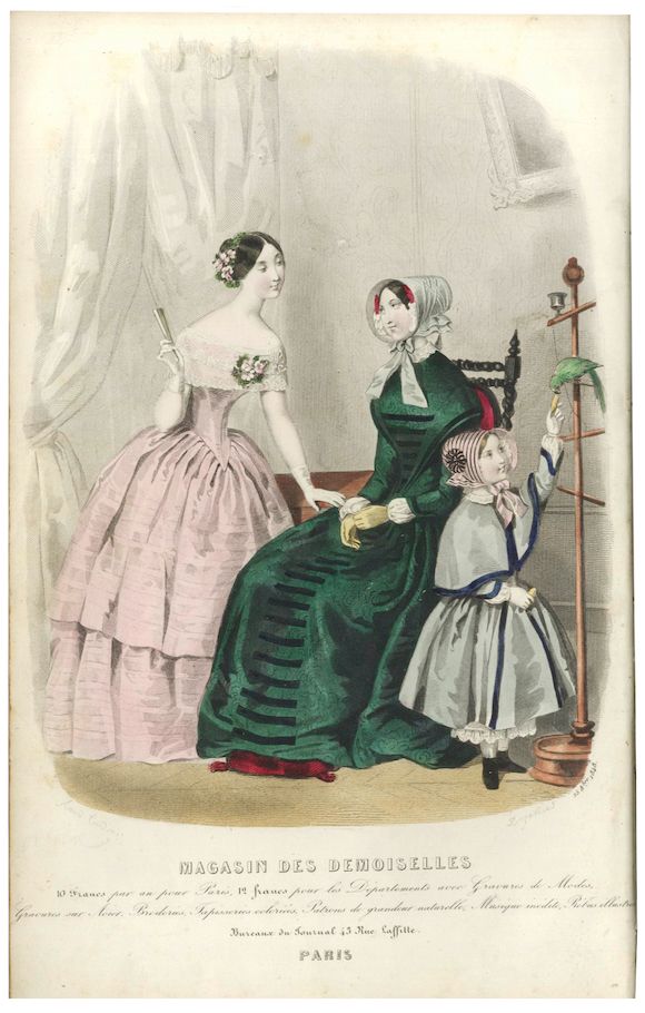 Bonhams : COSTUME - LADIES' PERIODICALS The Ladies' Companion, and ...