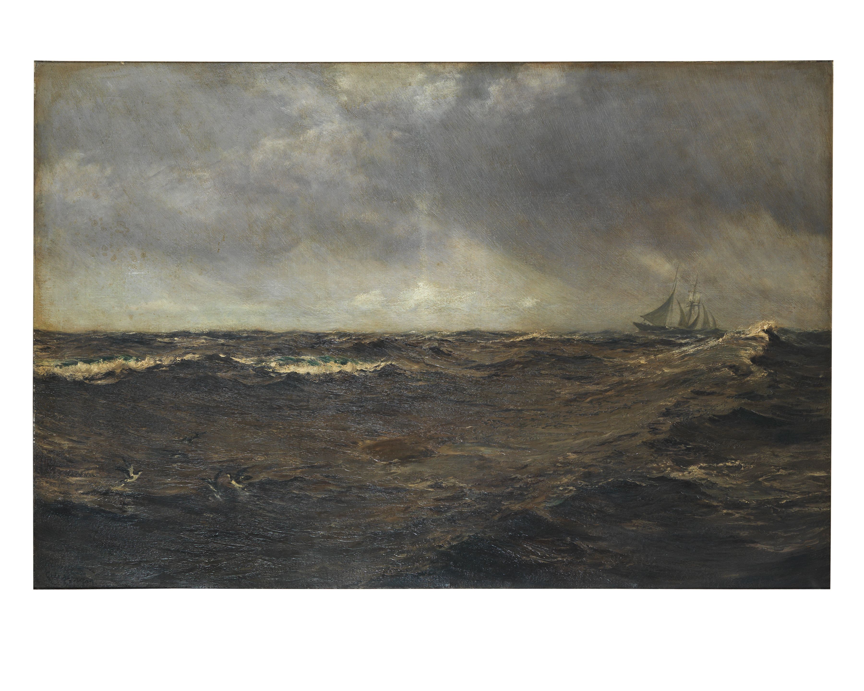 Bonhams : Charles Napier Hemy, RA RWS (British, 1841-1917) 'The deep ...