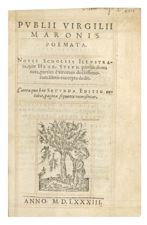 Bonhams : VERGILIUS MARO (PUBLIUS) Poemata. Novis scholiis illustrata ...