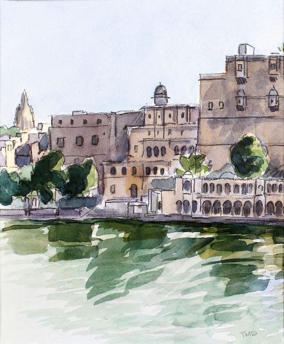 Bonhams : Teddy Millington-Drake (British, 1932-1994) View of the ...