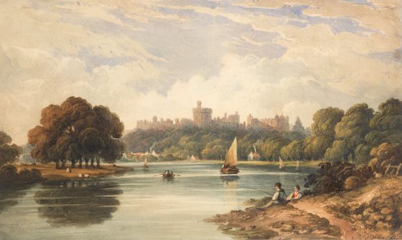 Bonhams : John Varley, OWS (British, 1778-1842) Windsor Castle