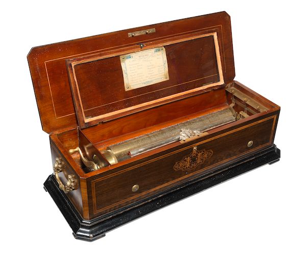 Bonhams : A Nicoles Freres mandolin cylinder music box Swiss, circa 1880,