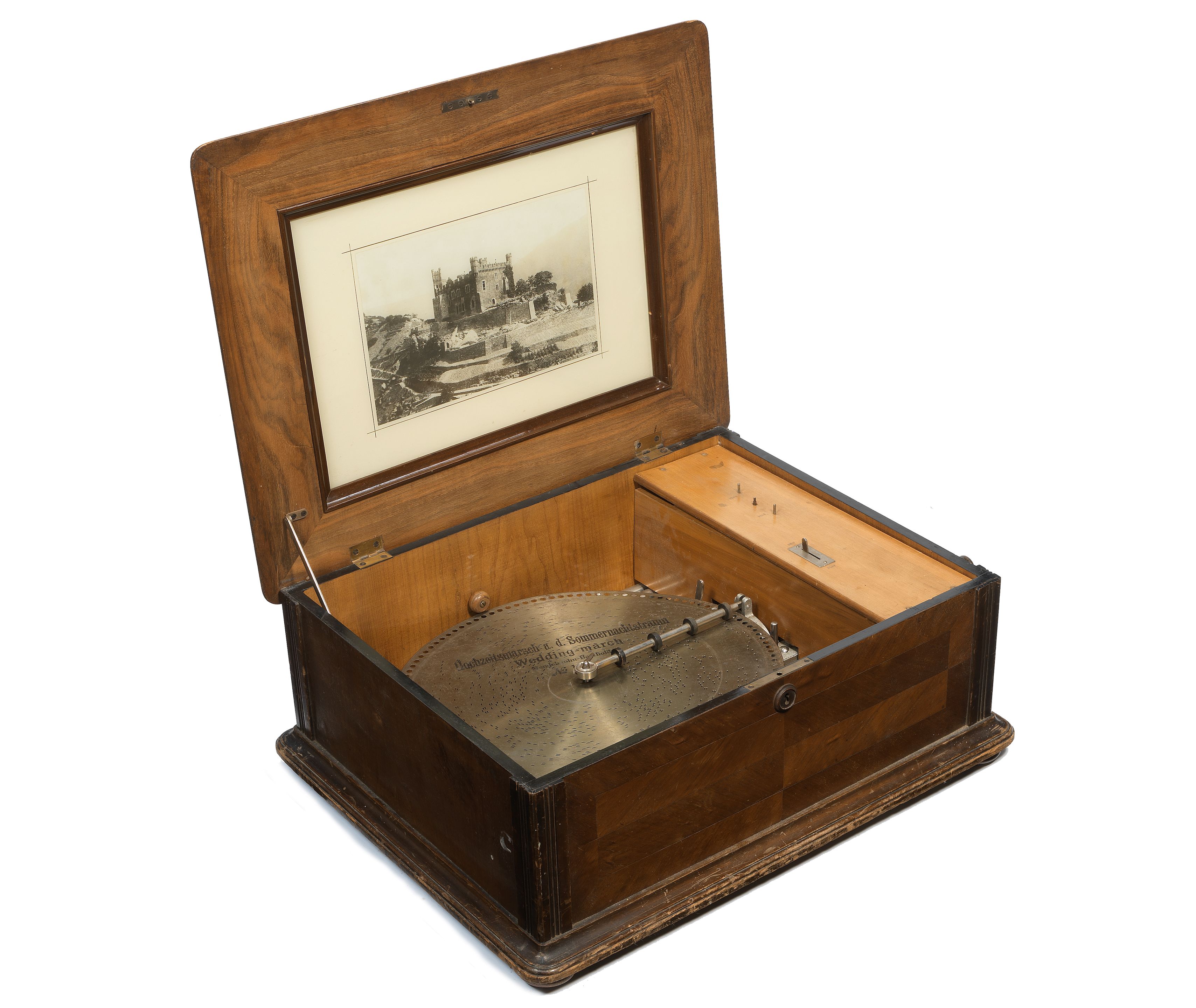 Bonhams : A 17 inch Lochmann Original 128 tubular bells disc musical ...