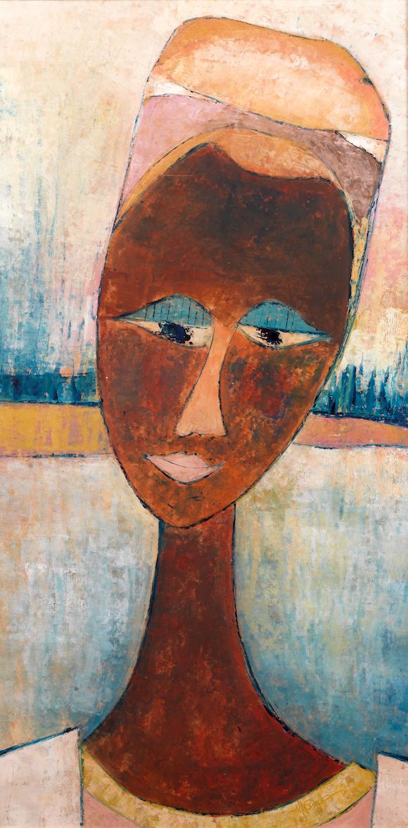 Bonhams : Muraina Oyelami (Nigerian, born 1940) Portrait of Susi