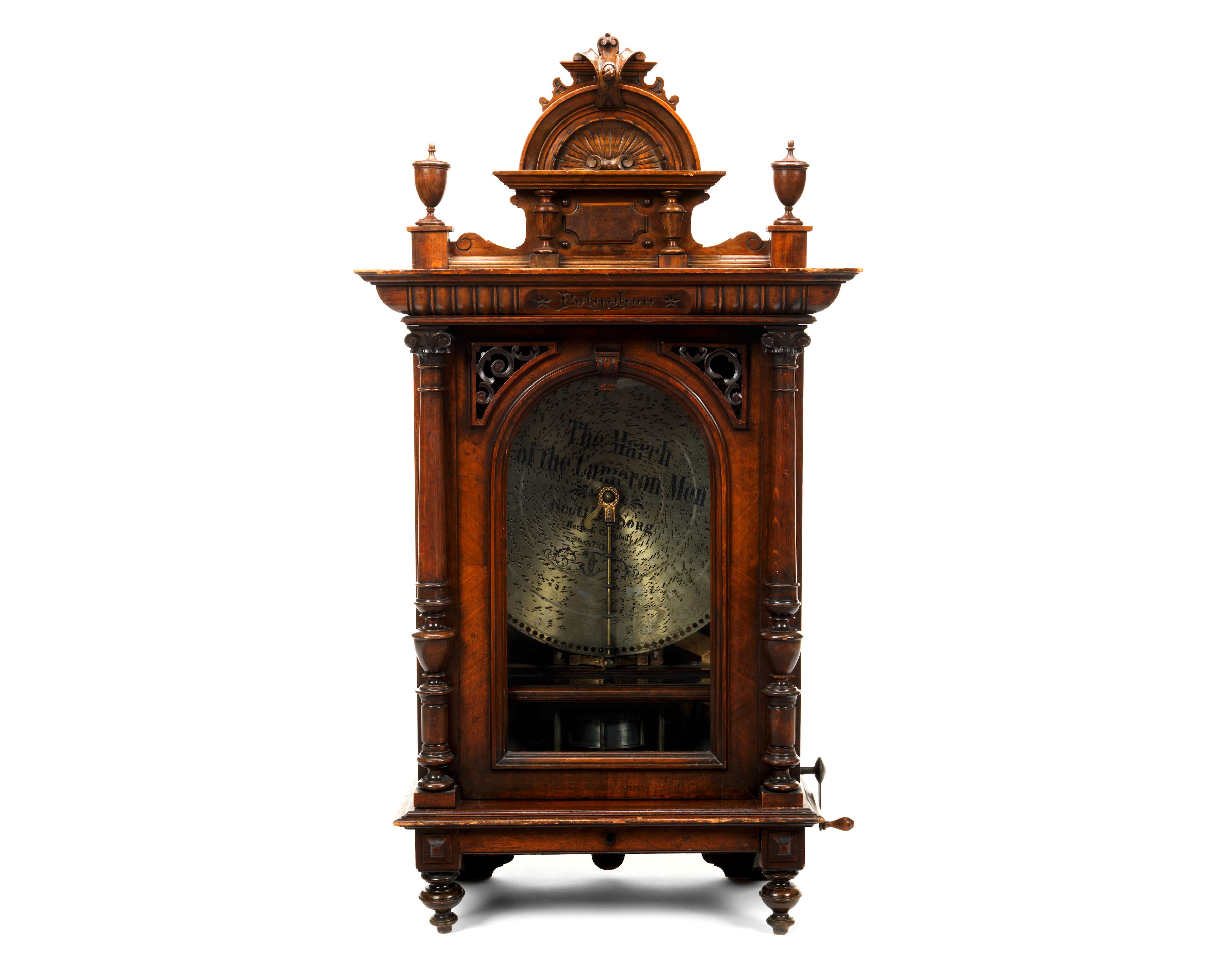 Bonhams : A 19 5/8 inch polyphon disc musical box, German, circa 1900,