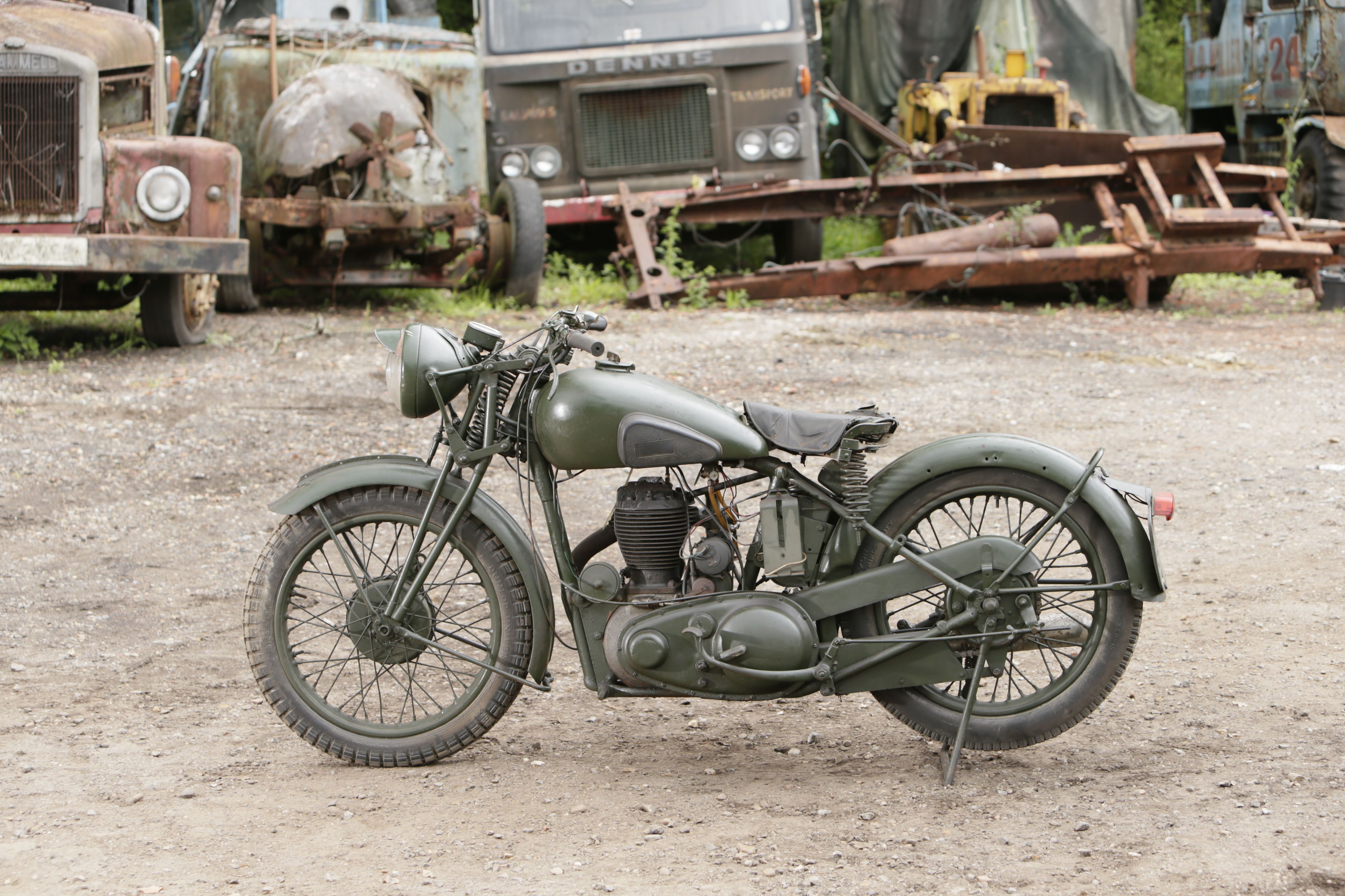 Bonhams Cars : c.1942 BSA 500cc M20 Military Motorcycle Frame no. over ...