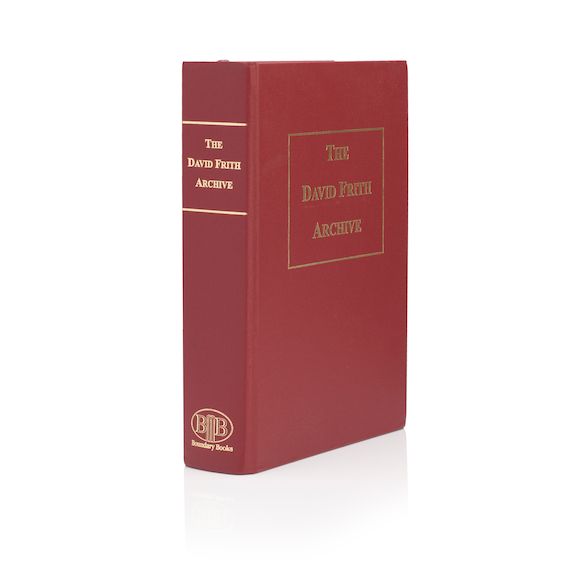 Bonhams : BIBLIOGRAPAHY FRITH (DAVID) The David Frith Archive, A ...