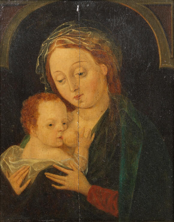 Bonhams : Follower of Joos van Cleve (Cleve circa 1485-circa 1540 Antwerp) The Madonna and Child