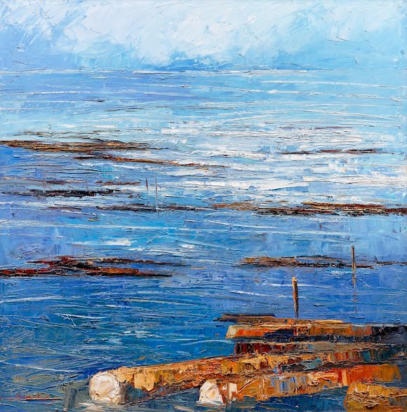 Bonhams : Ola Balogun (Nigerian, born 1972) Wood market, Oka Baba