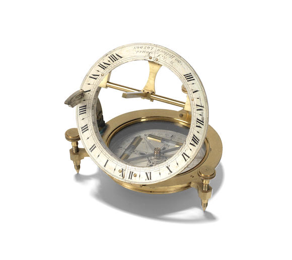 Bonhams A W And S Jones Brass Universal Equinoctial Dial English