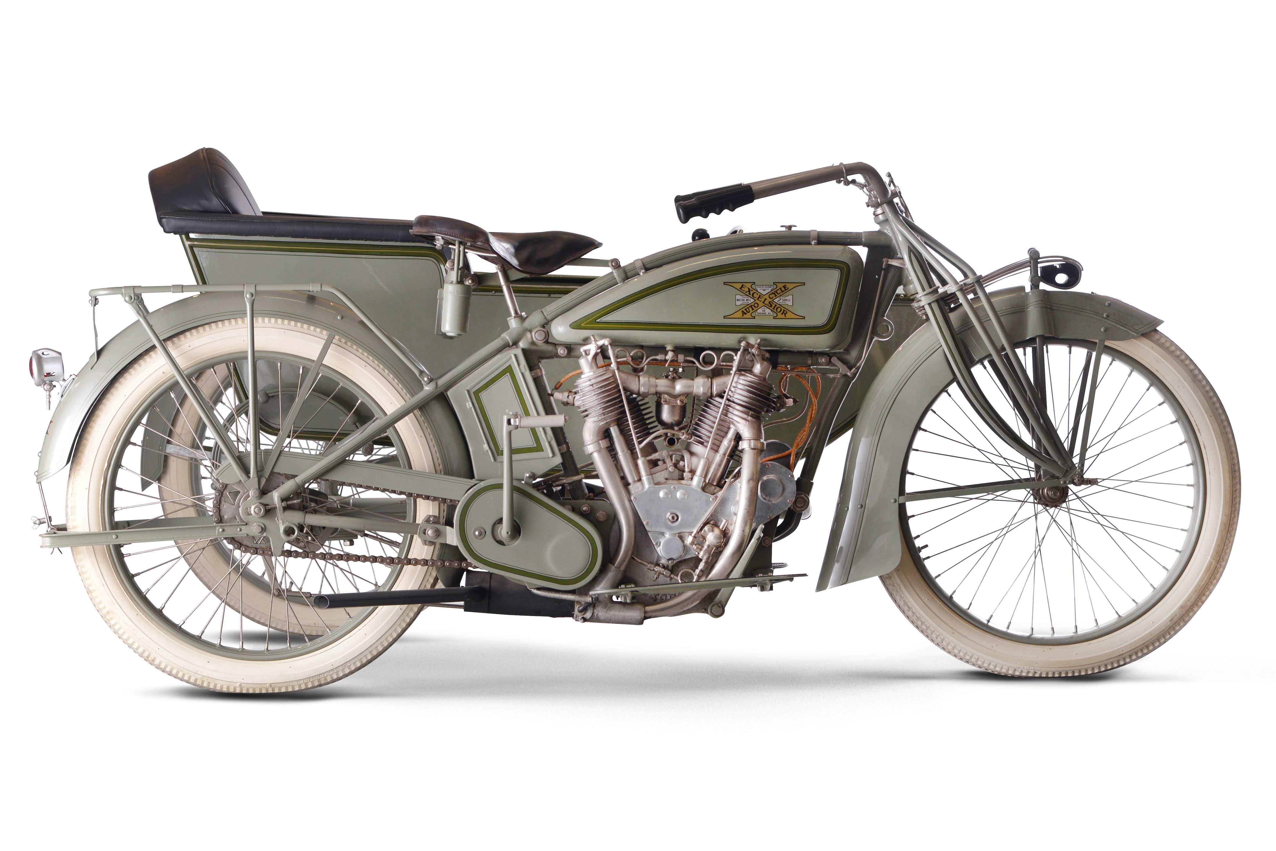 Bonhams Cars : 1917 Excelsior 61ci Motorcycle Combination Frame no ...