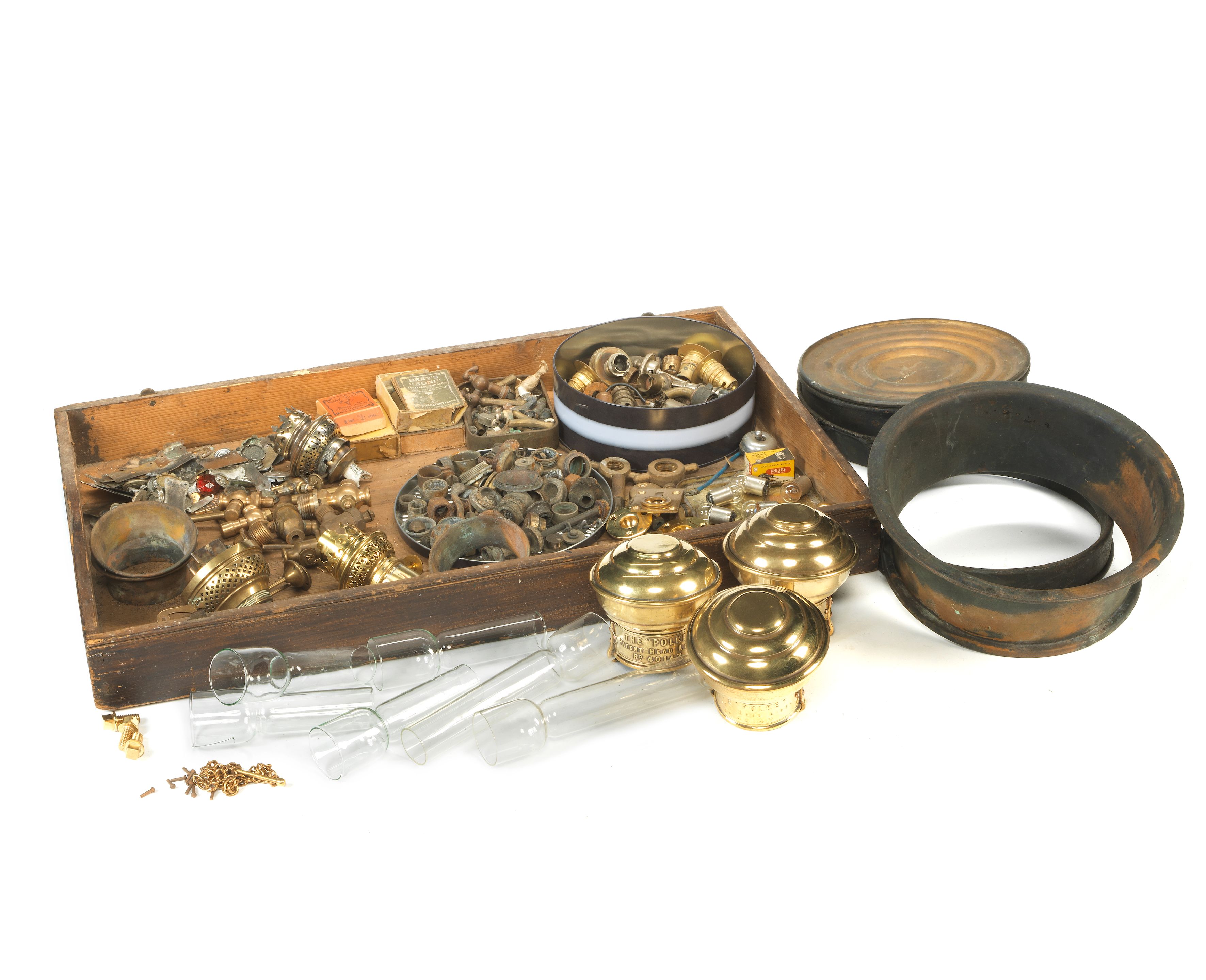 Bonhams Cars : Assorted 'The Polkey' spares and other lamp spares, ((Qty))