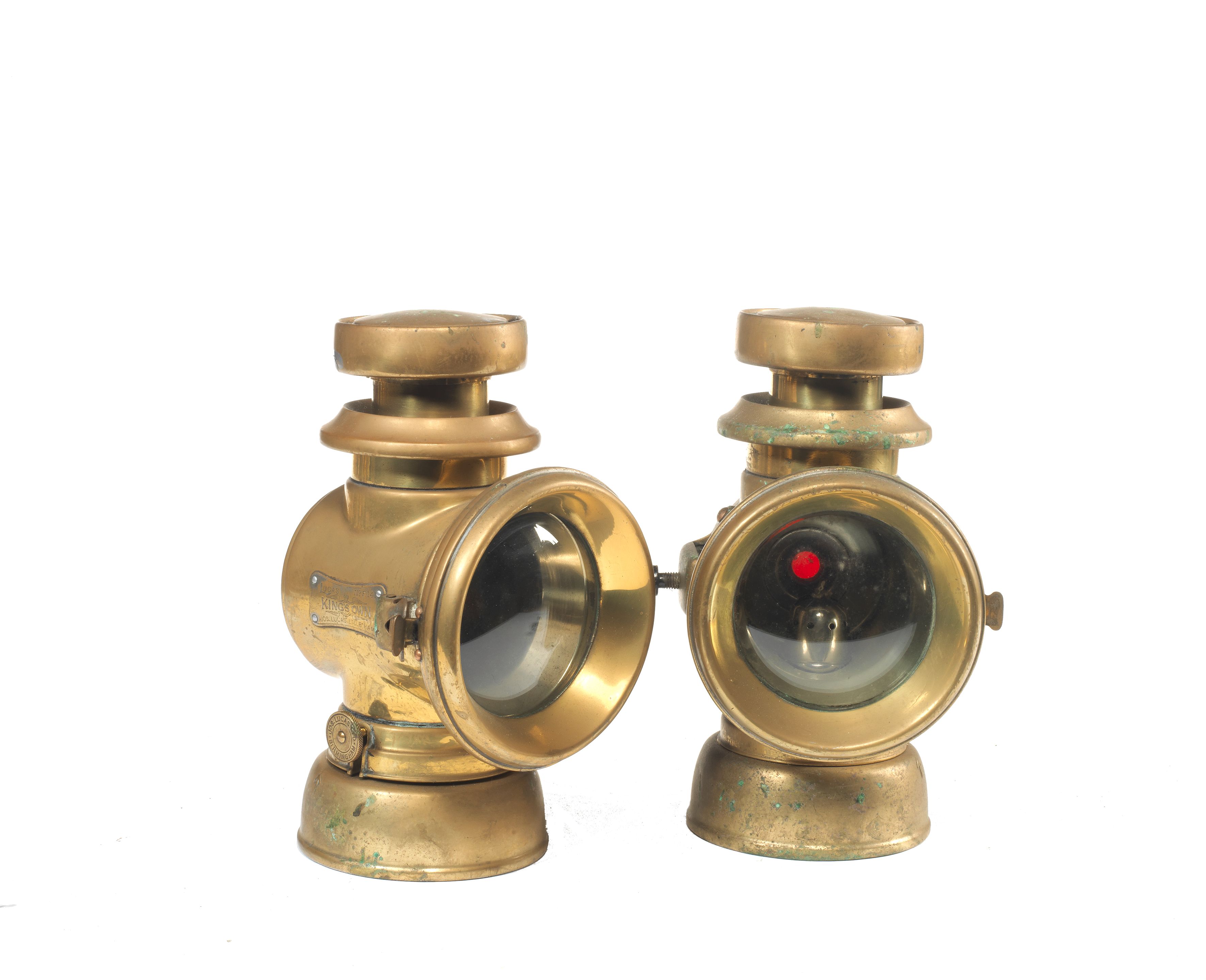 Bonhams Cars : A pair of Lucas F141 oil illuminated side lights, ((2))