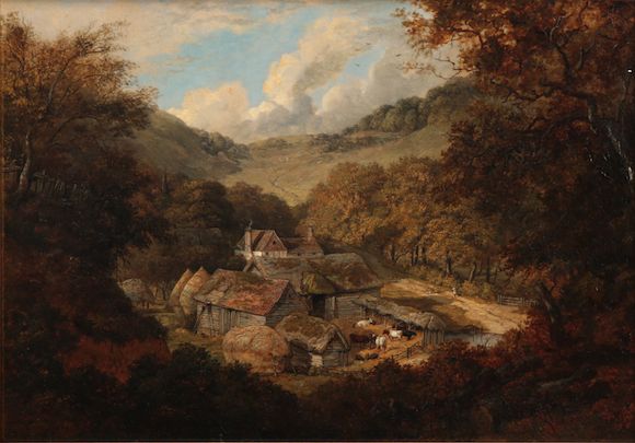 Bonhams : John Dearman (British, 1776-1857) The farm