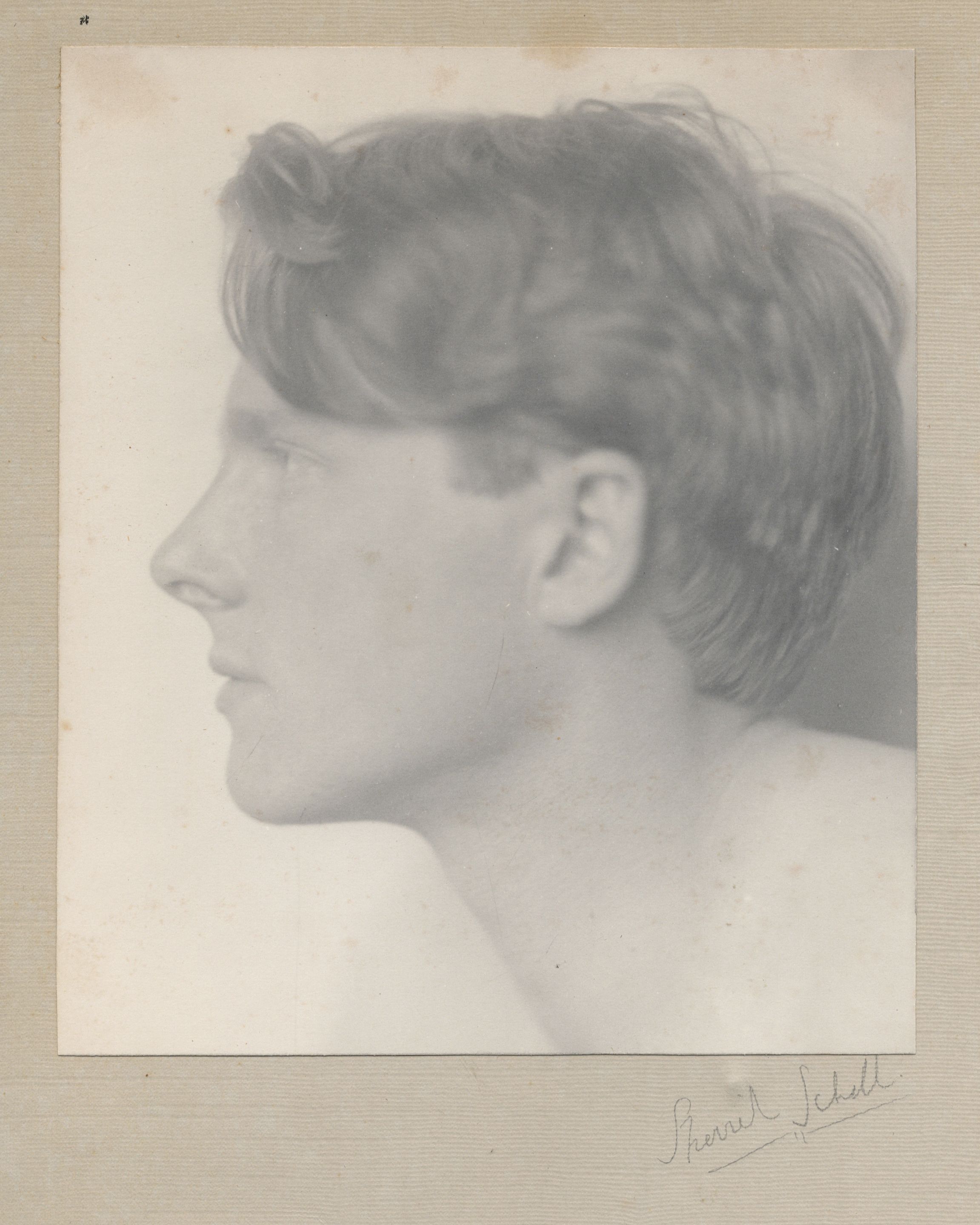 Bonhams : BROOKE (RUPERT) Studio photograph of Rupert Brooke by Sherril ...