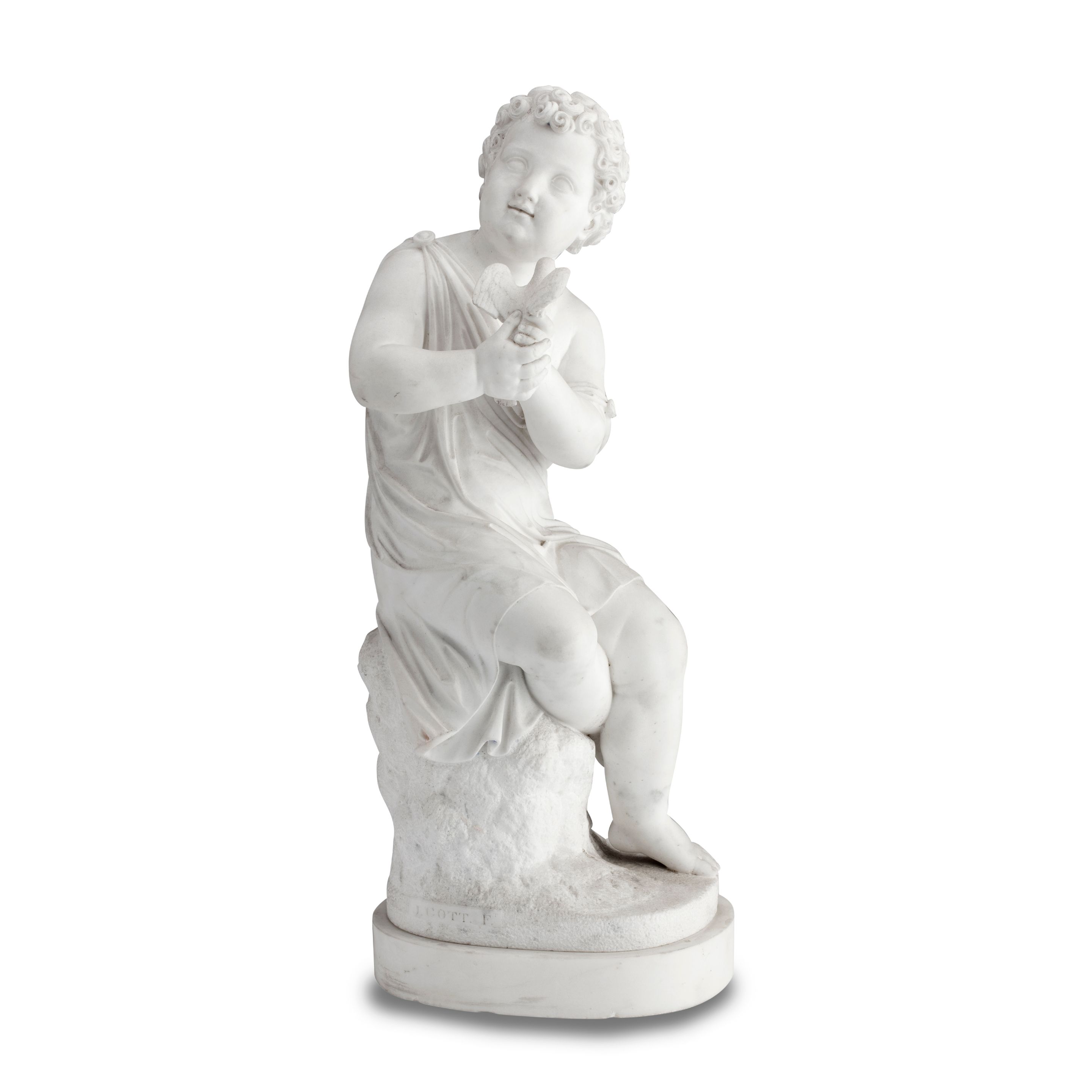 Bonhams : Joseph Gott (British, 1785-1860), An Italian marble figure