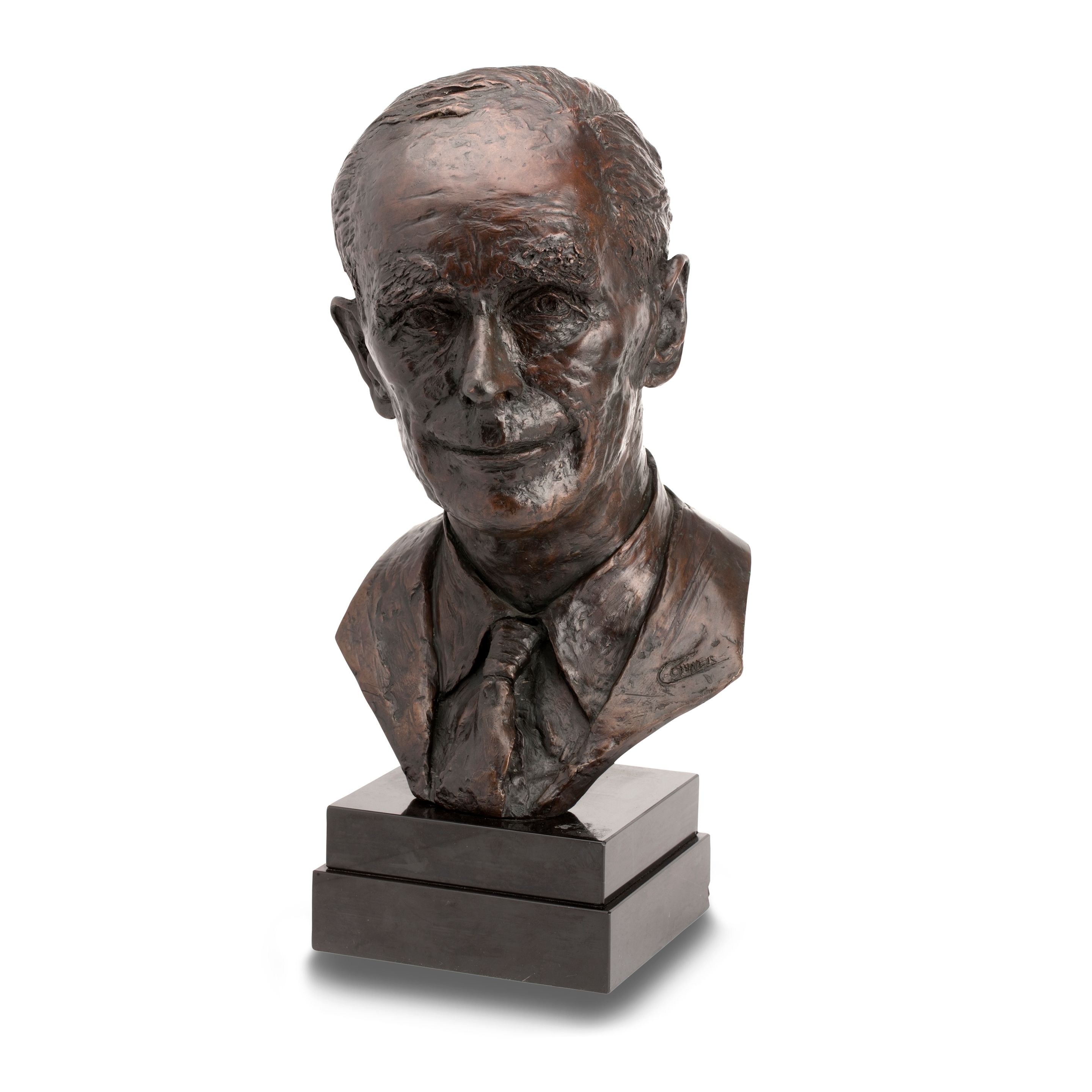 Bonhams : Angela Conner (British, born 1935), A bronze portrait bust of ...