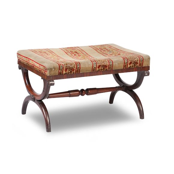 Bonhams : James Mein of Kelso, A George IV rosewood centre stool