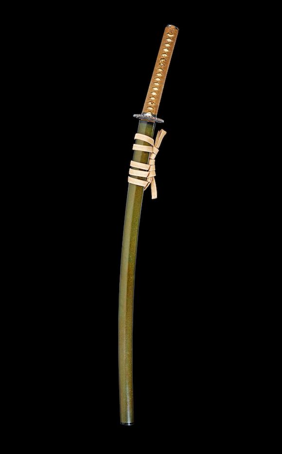 Bonhams : A koto katana with koshira-e (mounting) The blade by Osafune ...