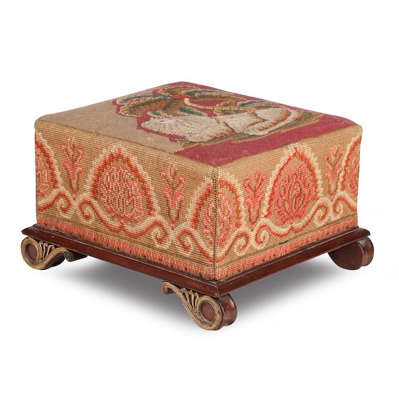 Bonhams : A Scottish Regency mahogany footstool