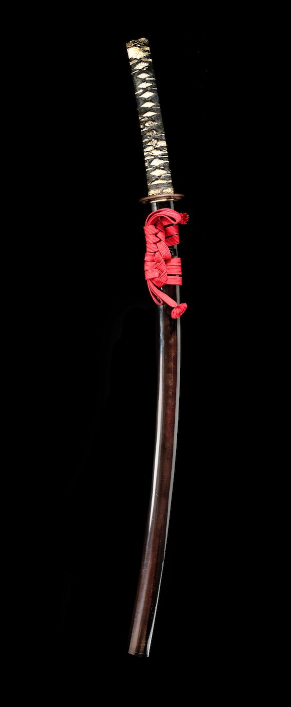 Bonhams : A mounted Bizen shin-shinto katana The blade by Yokoyama ...