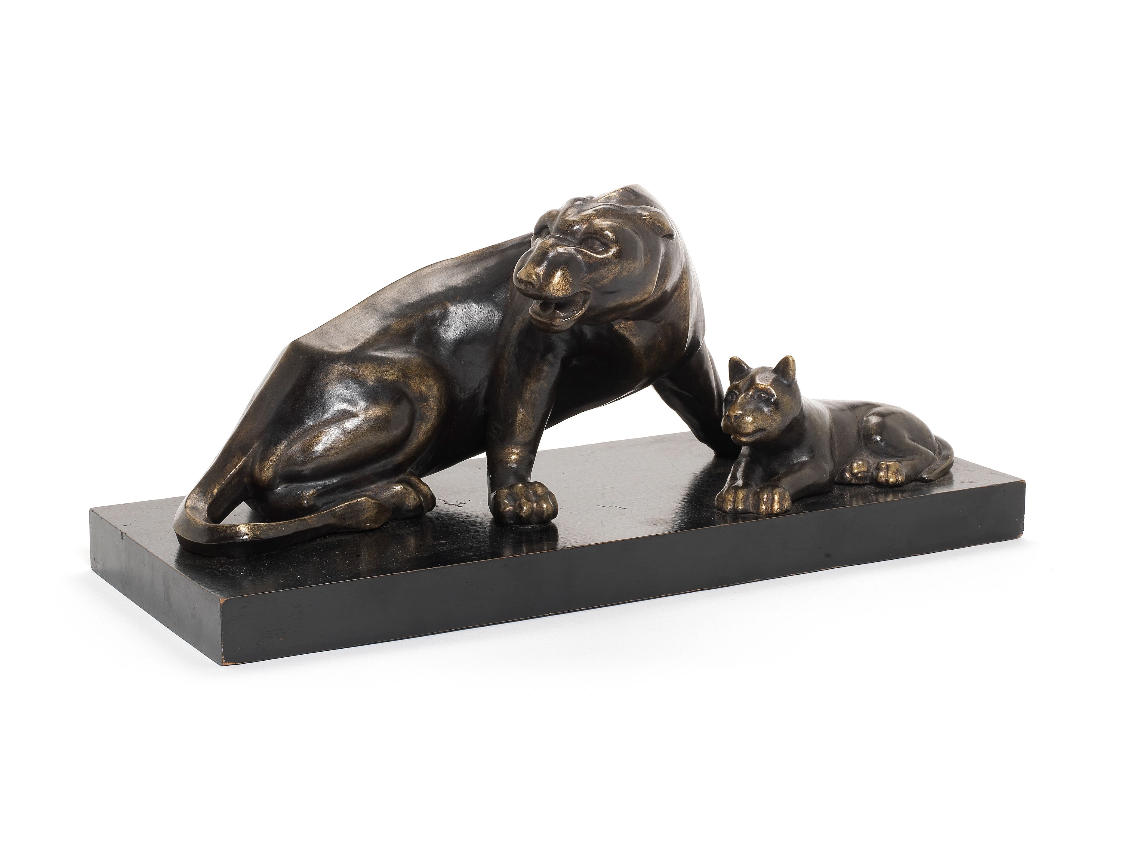 Bonhams : Georges Lavroff (French, 1895-1991) A Spelter Maquette ...