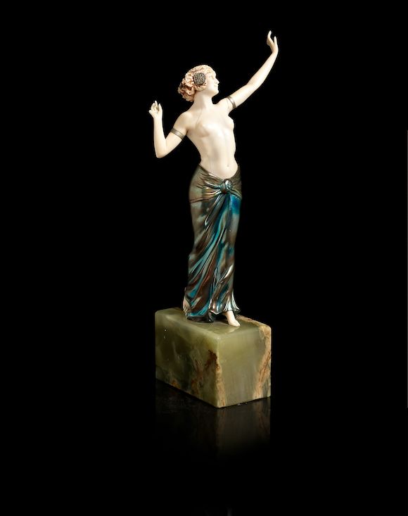 Bonhams : Ferdinand Preiss (German, 1892-1943) 'Salome Dancing' a Cold ...