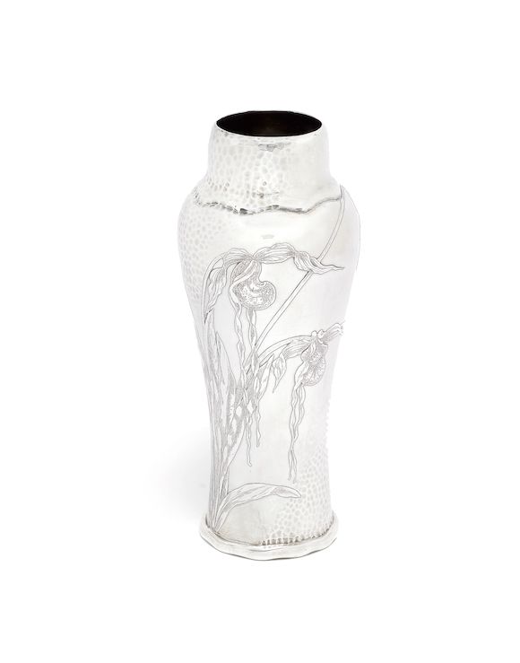 Bonhams : TIFFANY: A early 20th century American silver vase 1902 ...