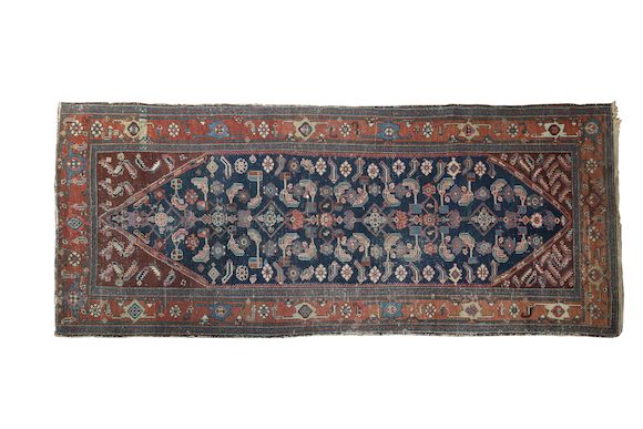 Bonhams : An Afshar rug and an Ersari ensi