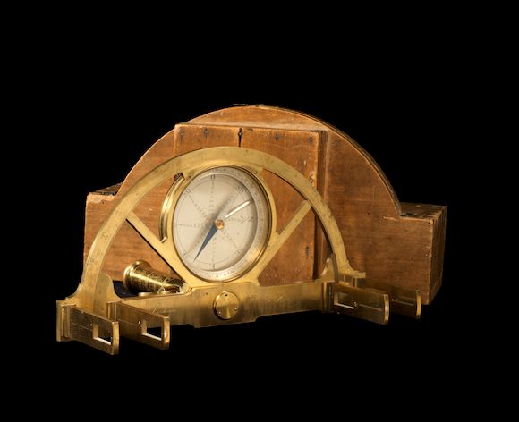 Bonhams : A French 19th century brass graphometer by Lerebours with ...