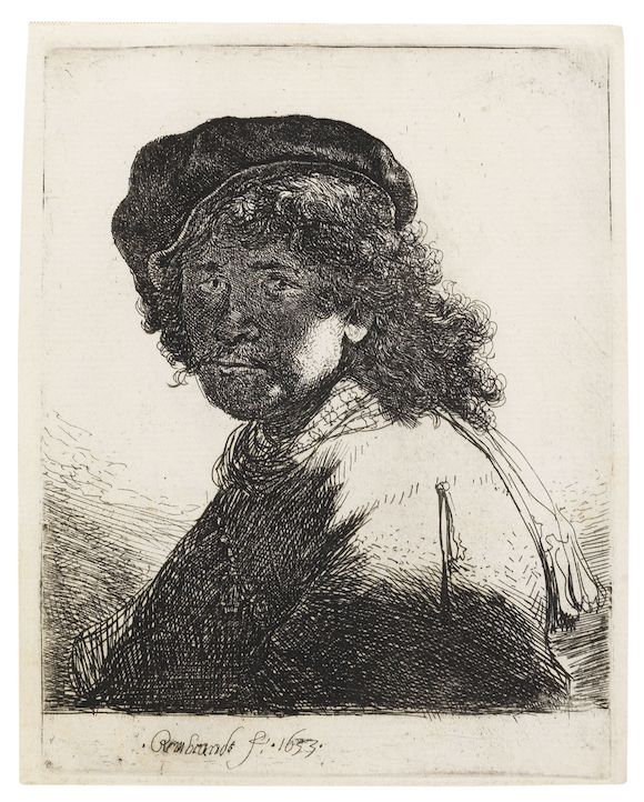 Bonhams : Rembrandt Harmensz van Rijn (Dutch, 1606-1669) Self Portrait ...